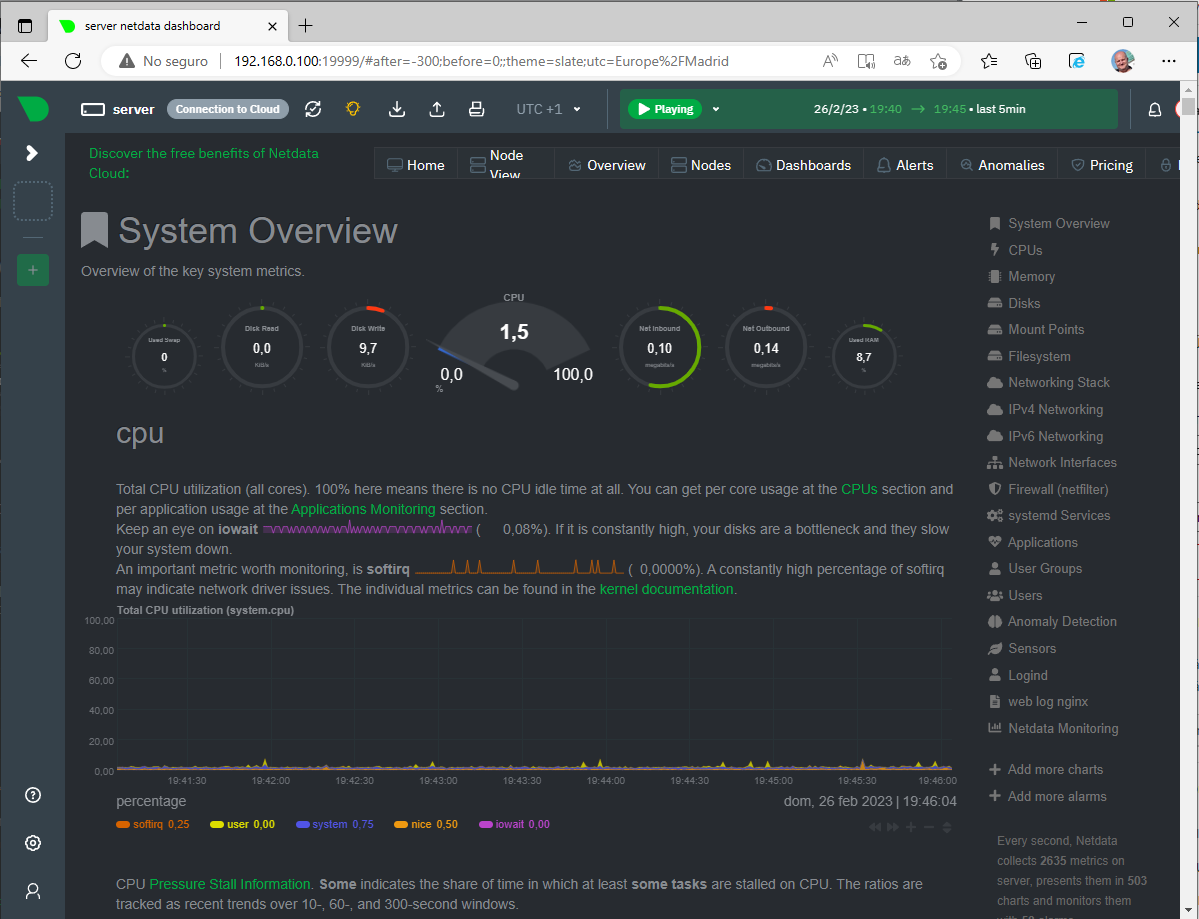 Guía completa para instalar Netdata en Debian 11