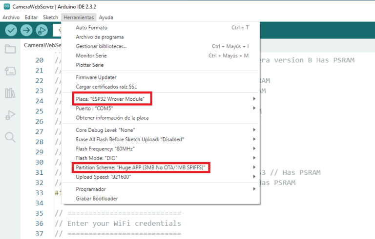 ESP32-Wrover CAM Video Streaming Web Server